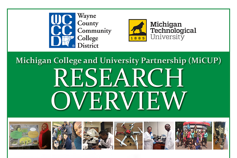 Michigan College and University Partnership (MiCUP) Research Overview